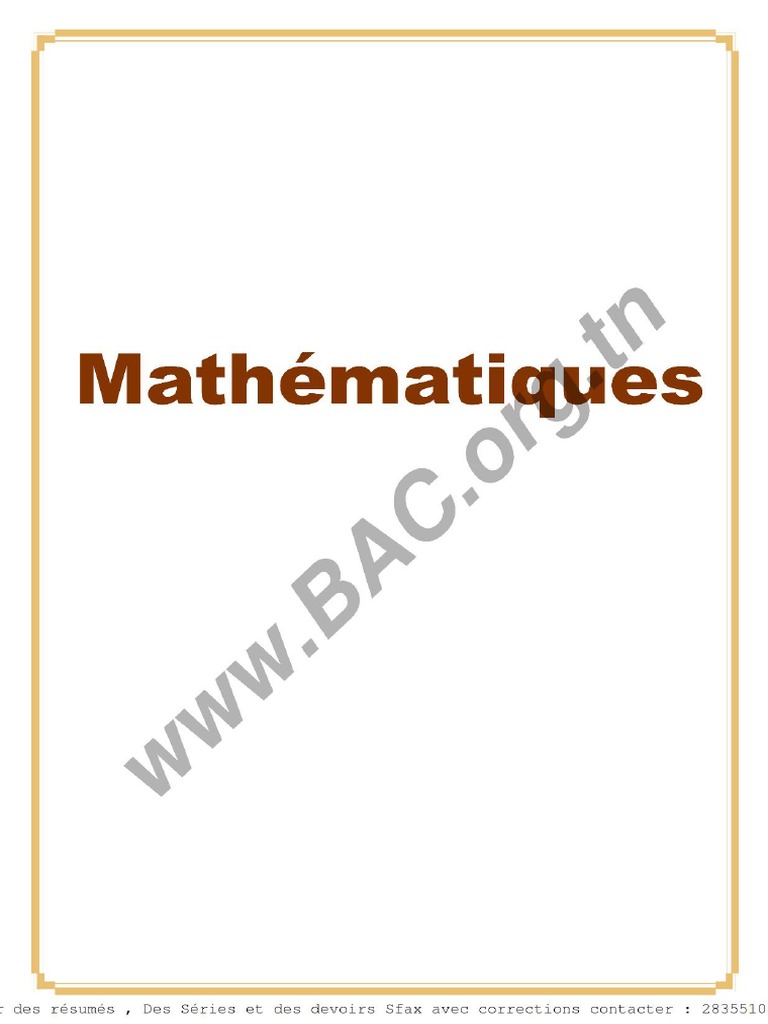 Programme Bac 2021 2 | PDF