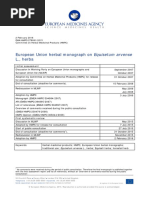 EU Monograph on Althaea officinalis Radix | PDF | Dose (Biochemistry ...