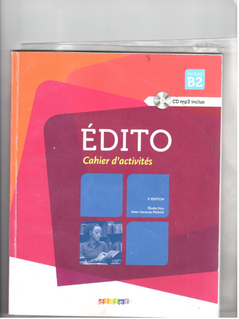 Francais EDITO B2 Cahier 3e Edition (1827) | PDF