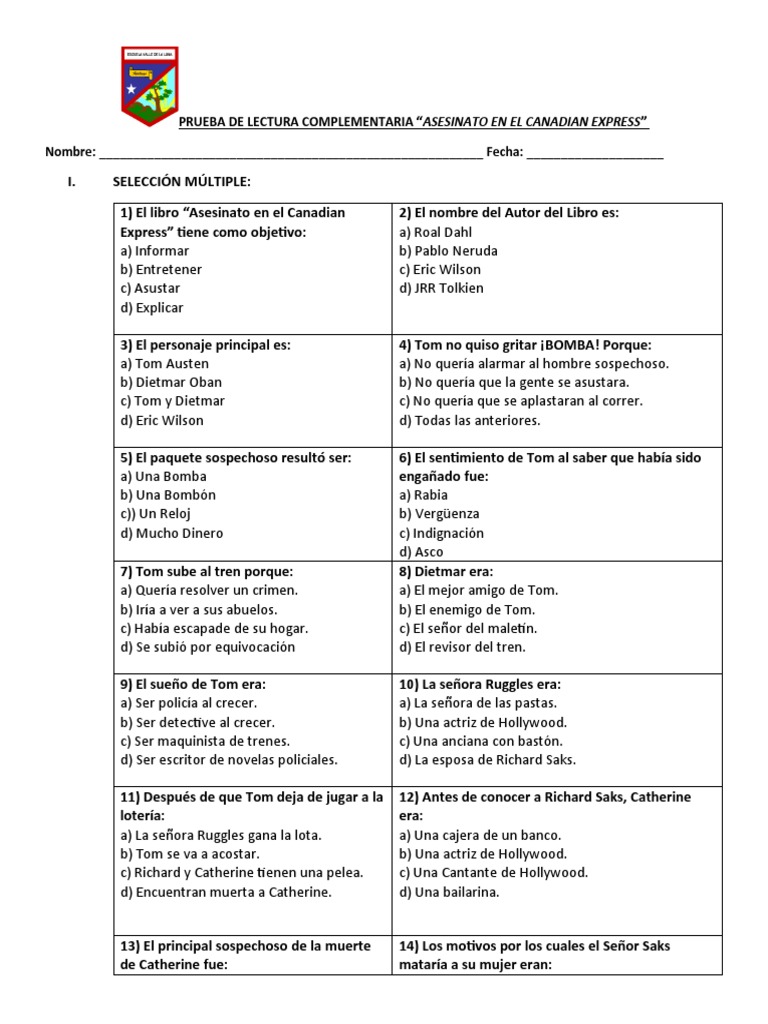 Asesinato en El Canadian Express | PDF