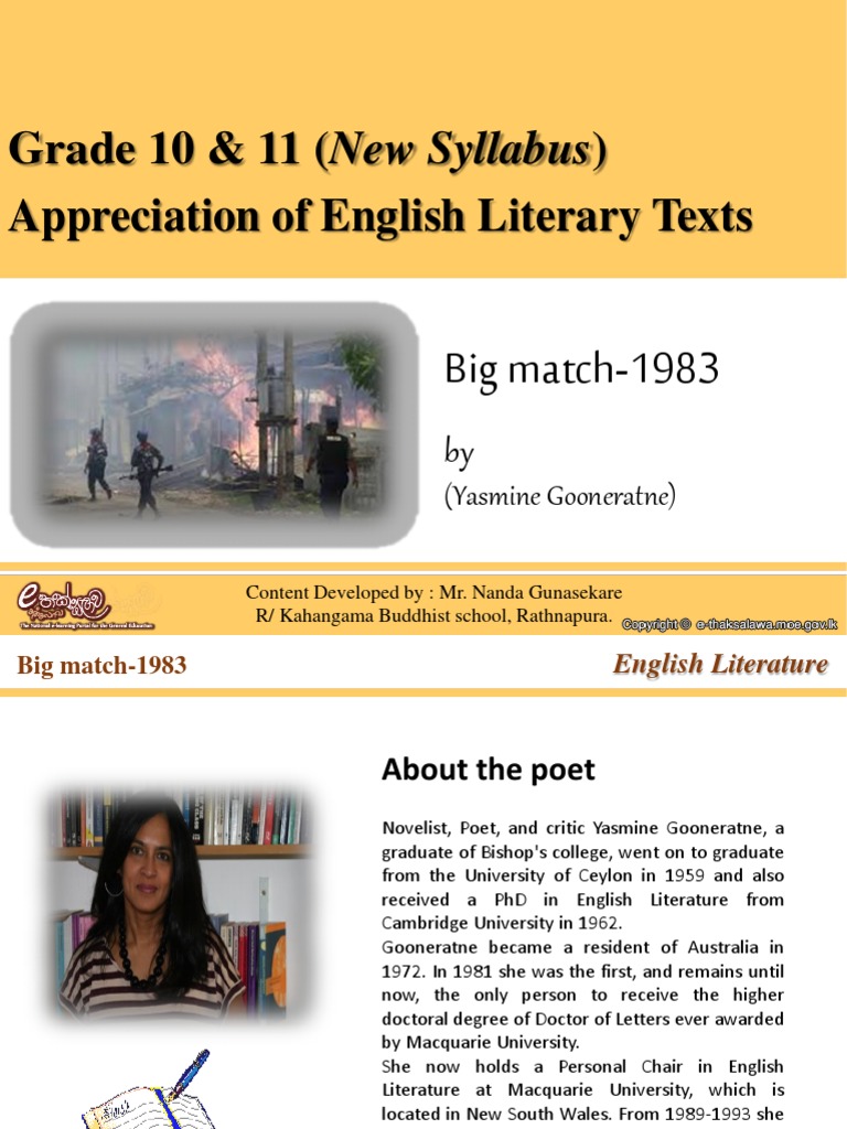 sg10 Elit Big Match 1983 | PDF