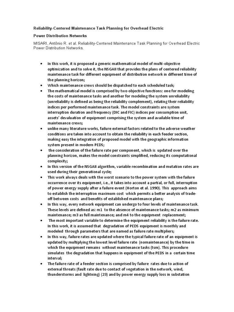 Revisao Artigos | PDF | Reliability Engineering | Mathematical Optimization