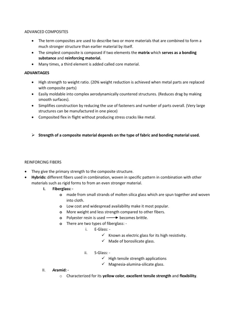 Advanced Composites | PDF | Composite Material | Fiberglass