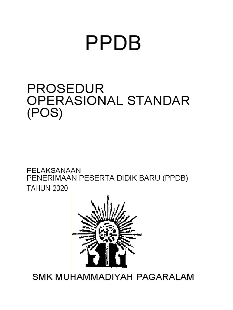 Pos - PPDB - SMK MUH | PDF