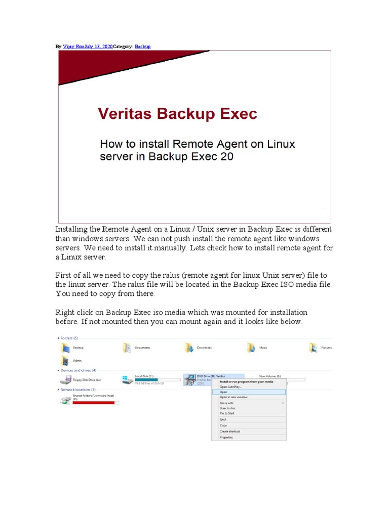 Install Agent Linux | PDF | Computer File | Superuser