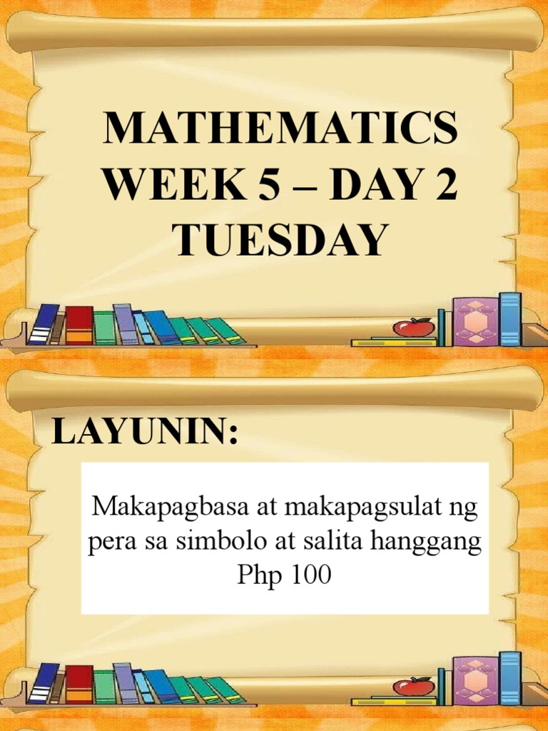 Math Q1 W5 D2 Tuesday | PDF