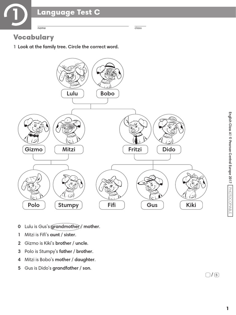 ECA1 Tests Language Test 1C | PDF | Human Communication | Linguistics