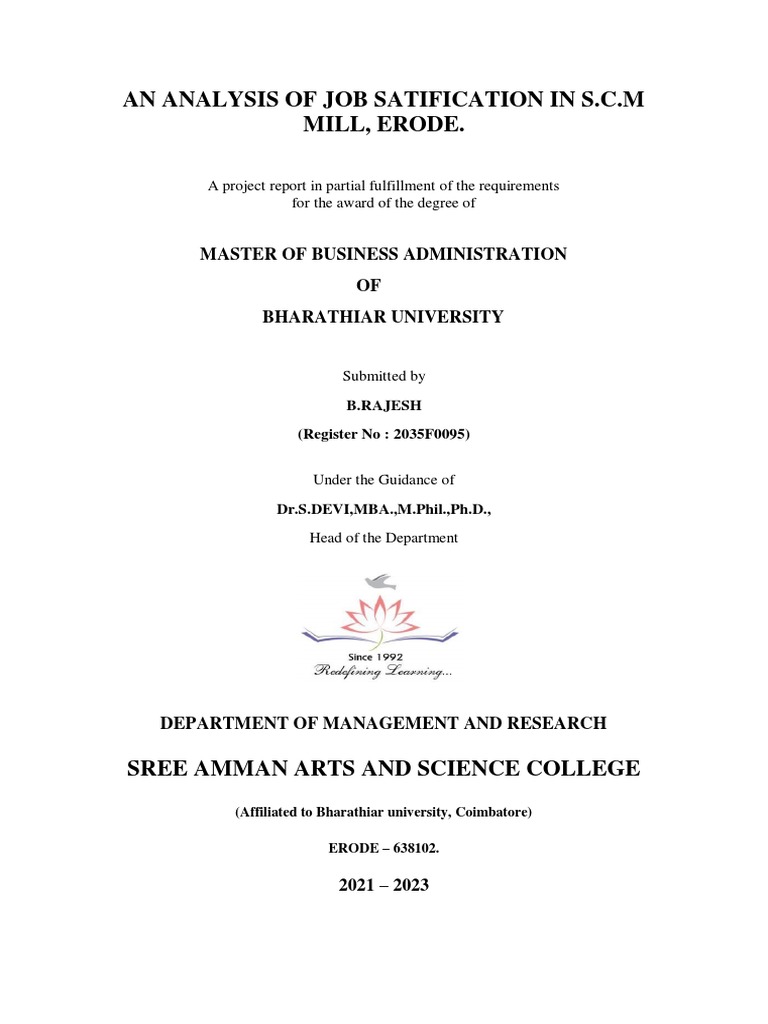 Rajesh Front Page | PDF | Academic Degree | Titles