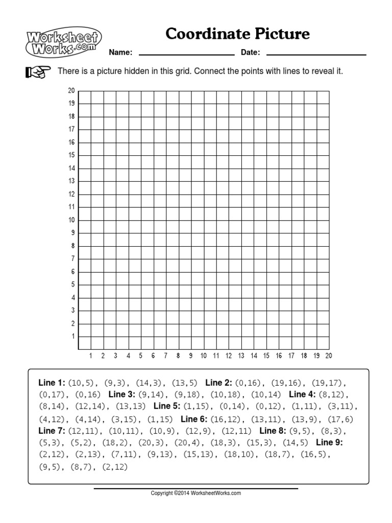 Hidden Picture Coordinate Activity | PDF