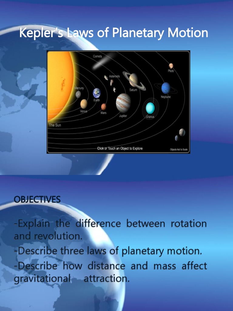 Keplers Laws | PDF | Orbit | Planets