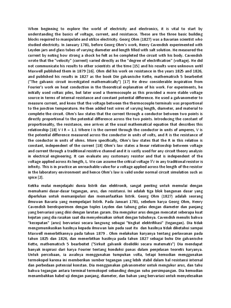 When Beginning To Explore The World of Electricity and Electronics ...