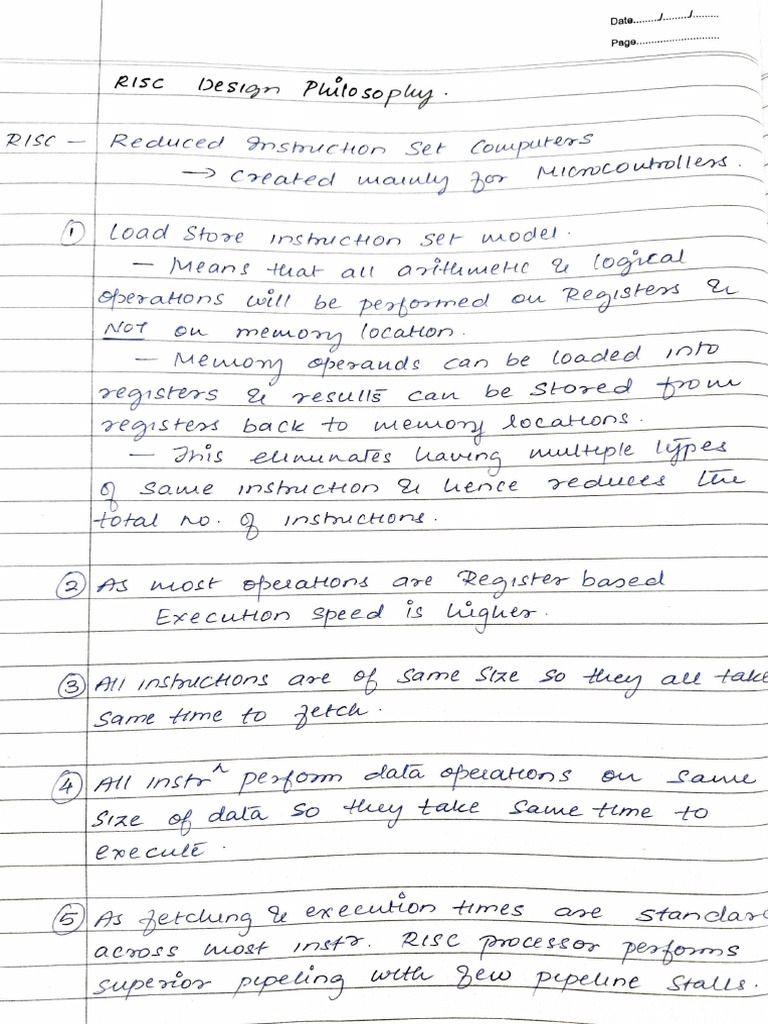 RISC Design Philosophy | PDF