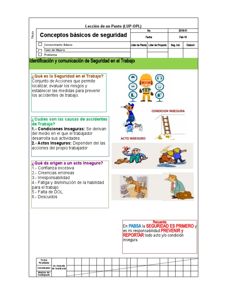 LUP Conceptos Básicos de Seguridad parte I | PDF