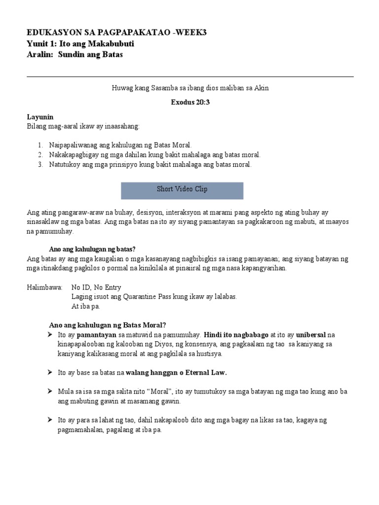 Batas Moral | PDF