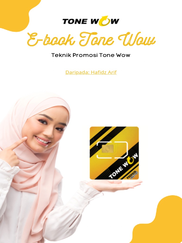 Teknik Promosi Simkad Tone Wow | PDF | Karier & Perkembangan