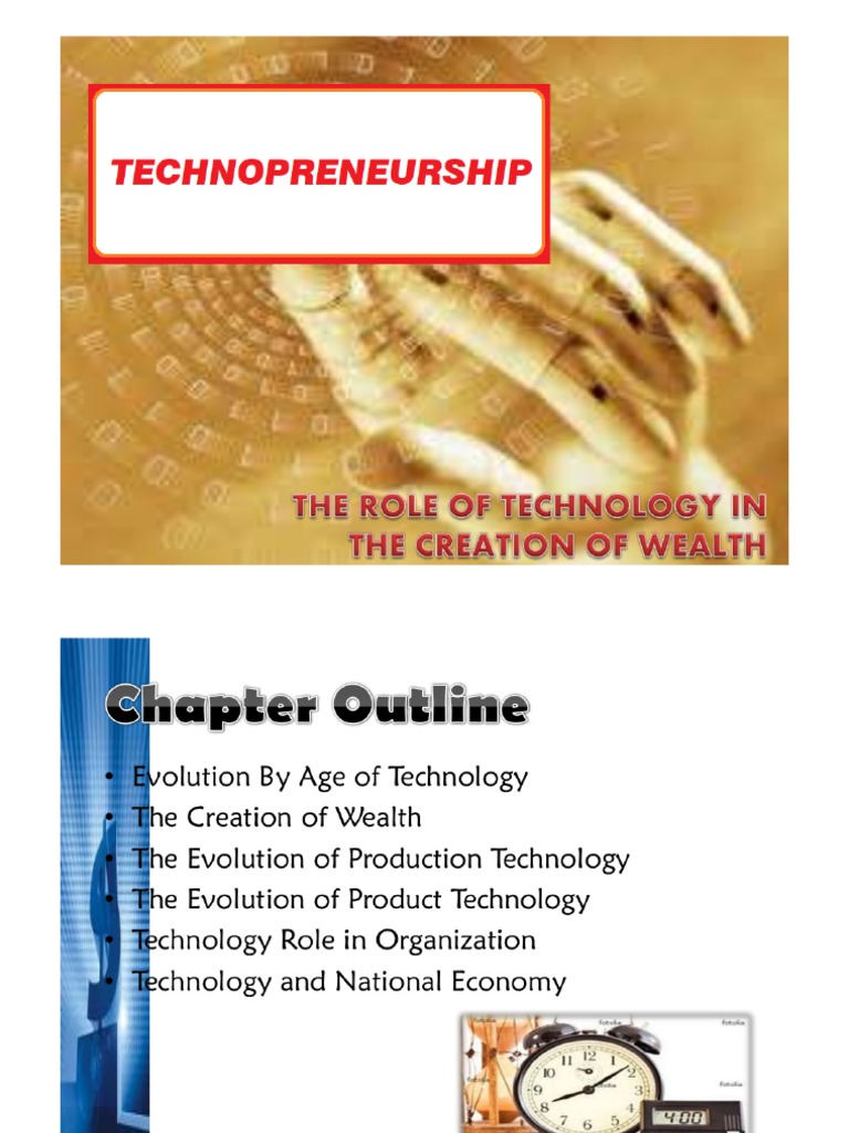 TOPIC #2 - The Role of Technology in The Creation of Wealth | PDF