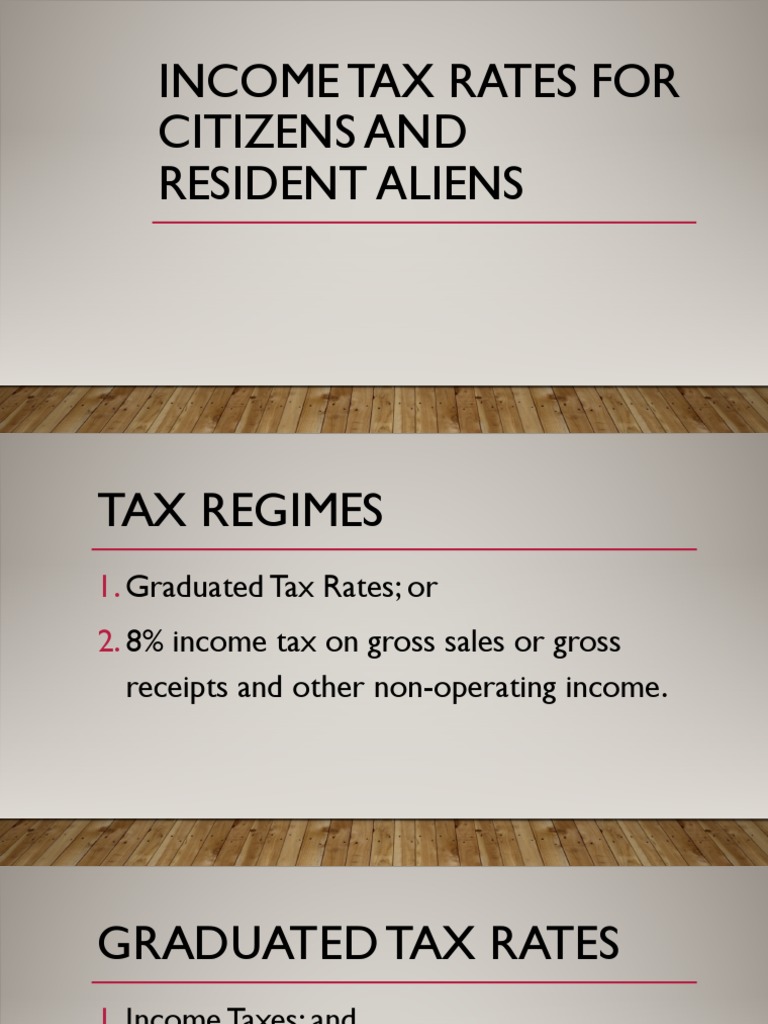 Sec. 24 Nirc | PDF | Taxes | Tax Rate