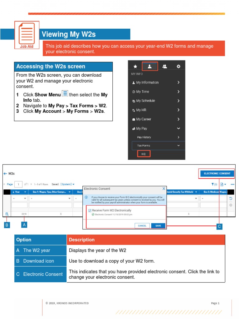 Viewing My W2s v.2 | PDF