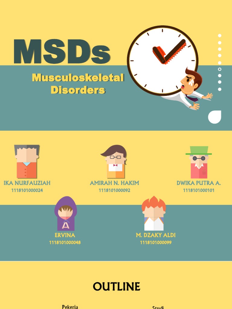 Risiko dan Jenis Musculoskeletal Disorders (MSDs) | PDF