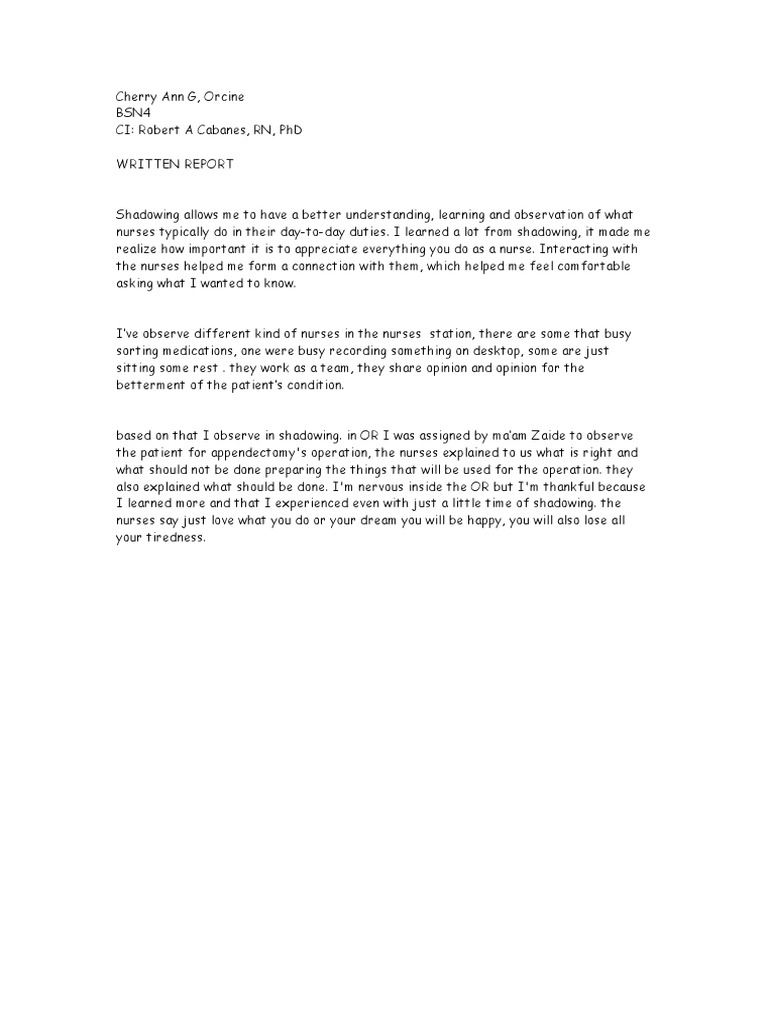 Written Report | PDF