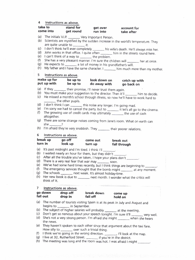 PHRASAL VERBS Part2 | PDF
