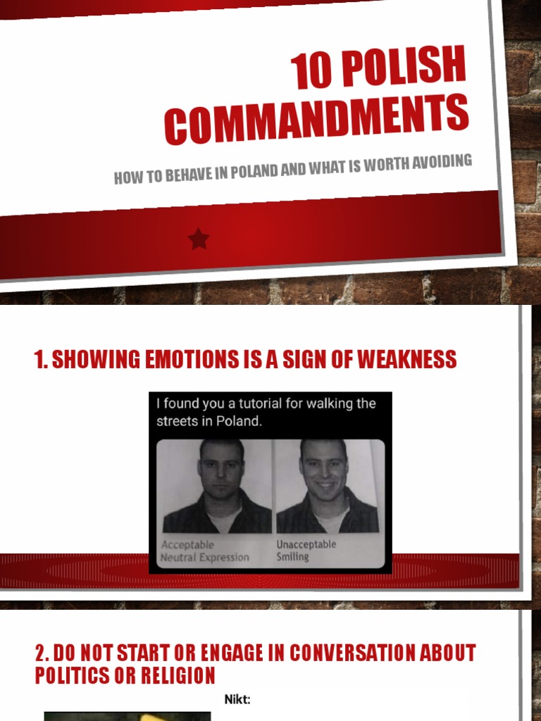 Polish Etiquette: 10 Key Commandments | PDF | Cooking, Food & Wine ...