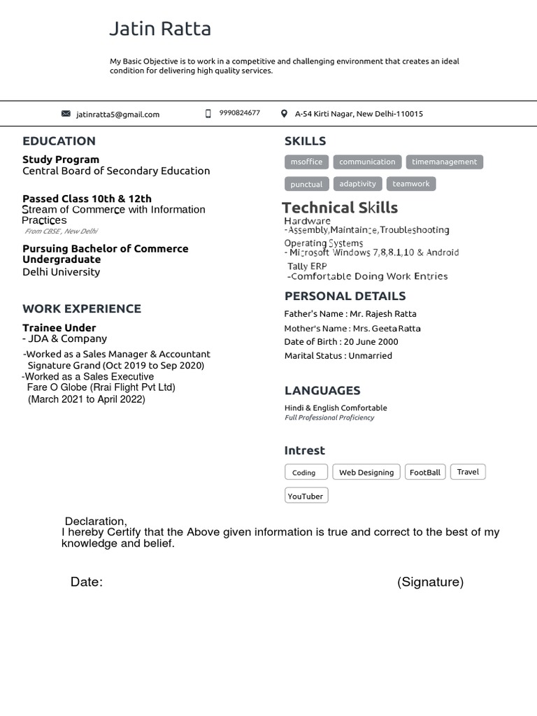 Jatin Resume update | PDF | Software Development | Software