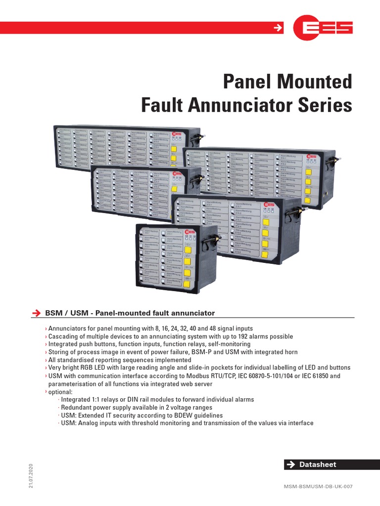 Lampanaler BSM USM Datablad Tillquist | PDF | Power Supply ...