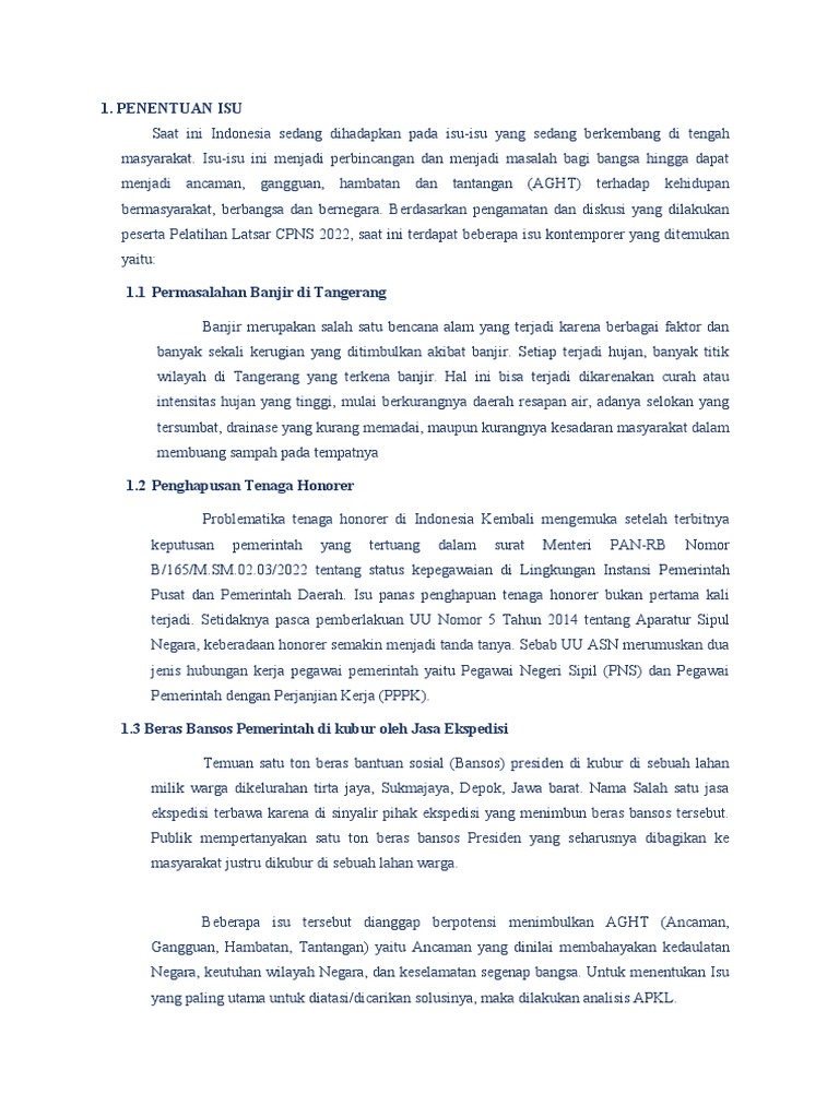 Isu Kontemporer di Indonesia 2023 | PDF