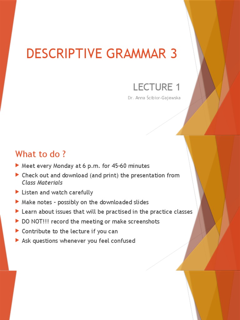 Lecture 1&2 Multiple Sentences | PDF | Clause | Verb