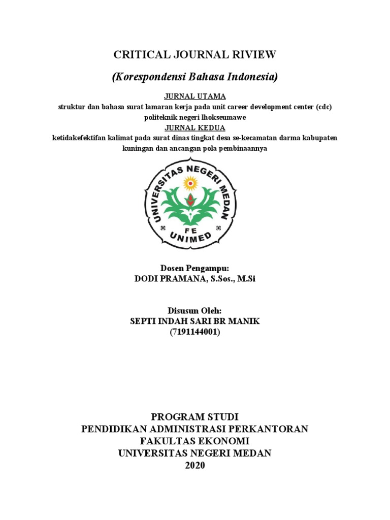 Critical Journal Riview | PDF