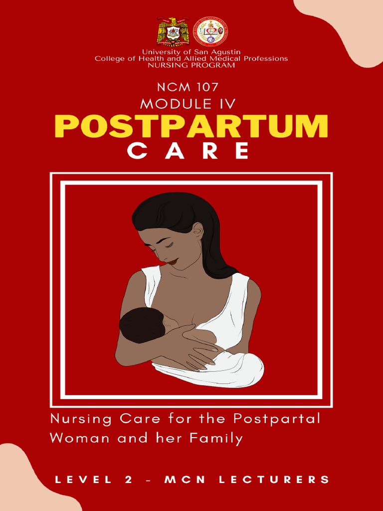 Module IV Postpartum | PDF | Childbirth | Uterus