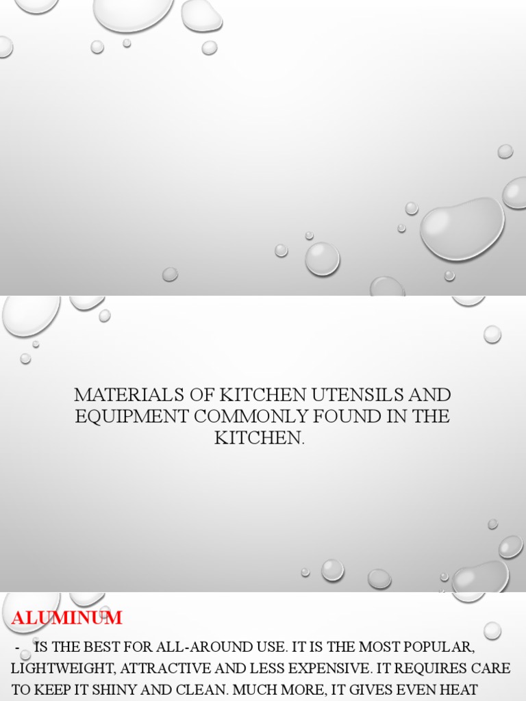 Cookery 1 | PDF | Cookware And Bakeware | Kitchen Utensil