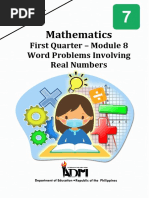 Math6 q2 Mod8of8 Basic Operations On Integers and Problem Solving v2 | PDF | Subtraction ...
