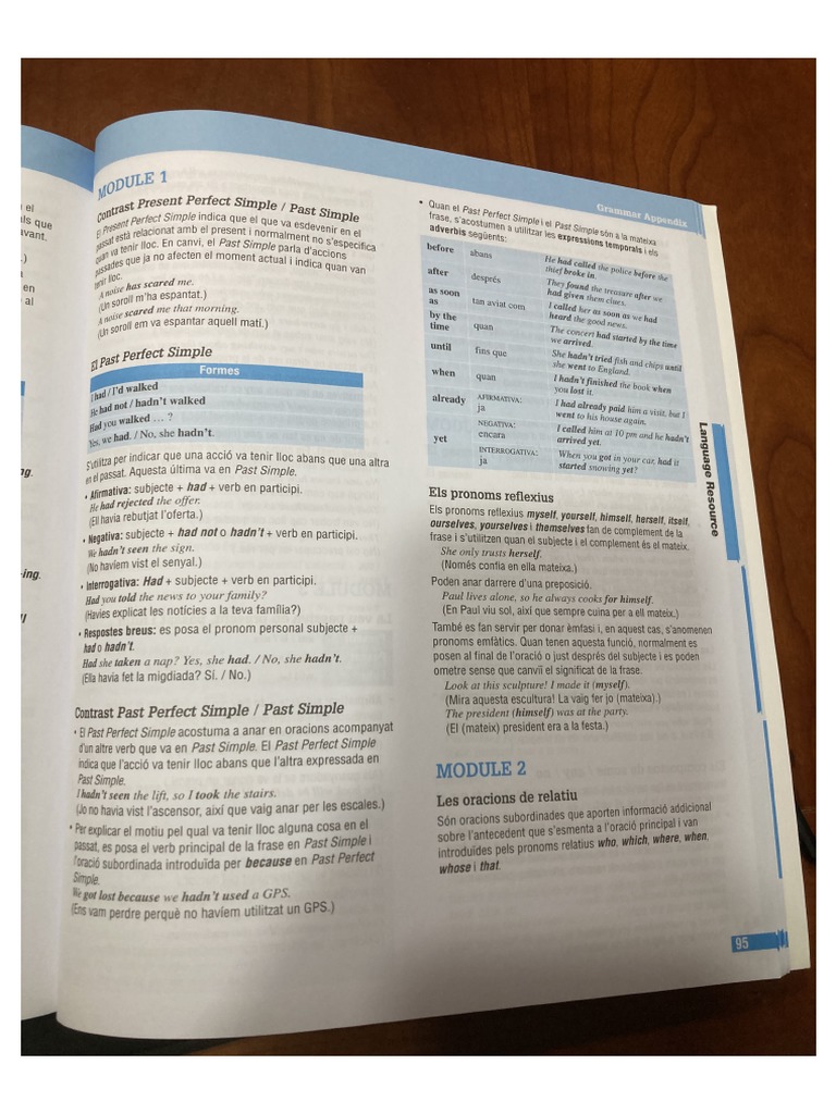 ESO 4 - Activity Book - Grammar Appendix - Page 95 | PDF