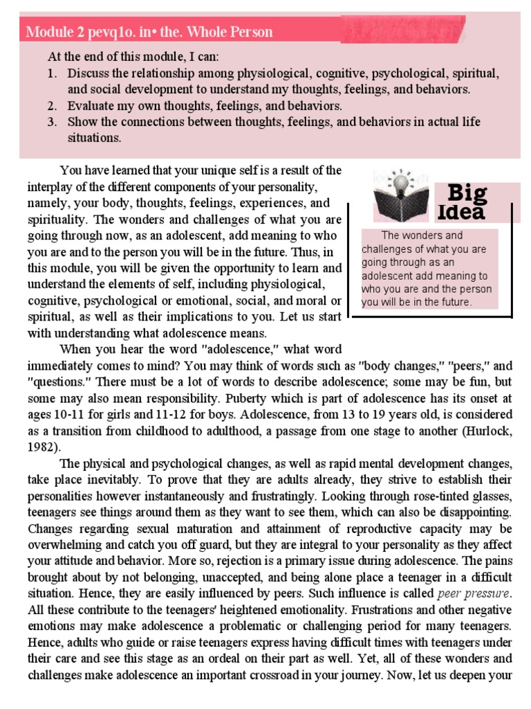 Understanding Adolescent Development: A Holistic Exploration of the ...