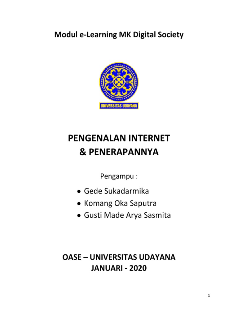 Modul InternetDanPenerapannya | PDF