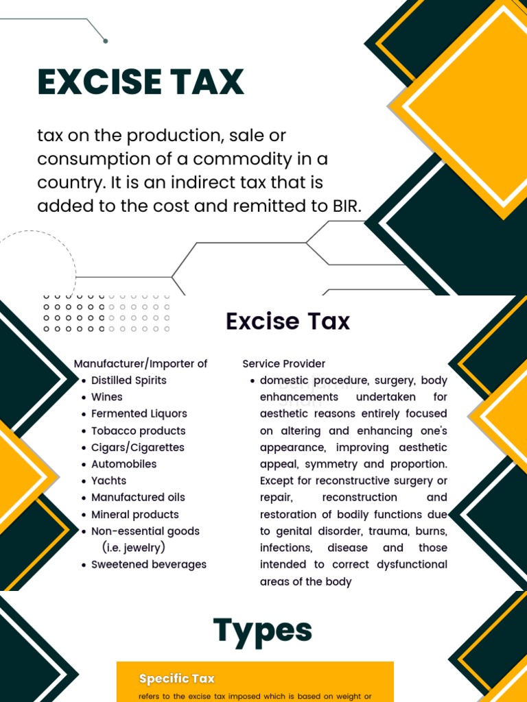 Excise Tax | PDF