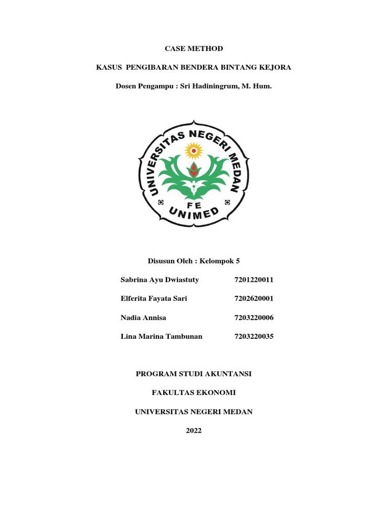 Kelompok 5 - Akt.C - Case Method 1 | PDF