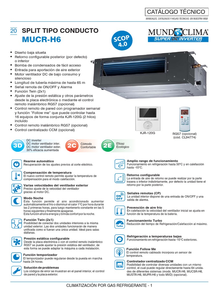 Ficha Tecnica - Mucr-H6 | PDF | Máquinas | Herramientas