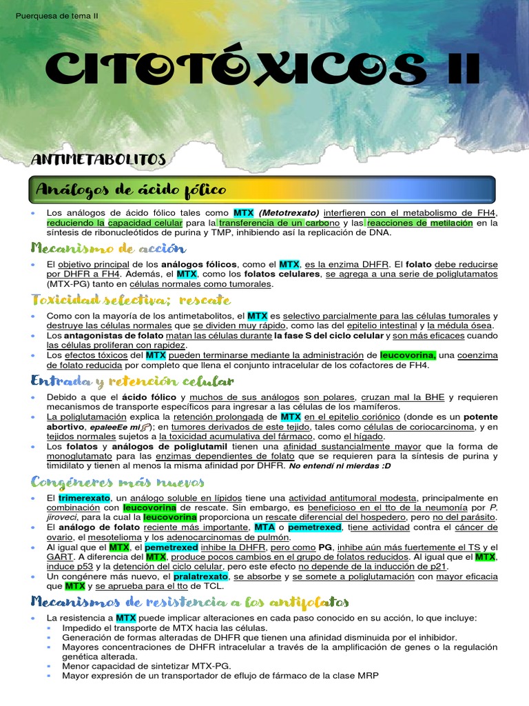 Unidad 63 - Citotóxicos Ii | PDF