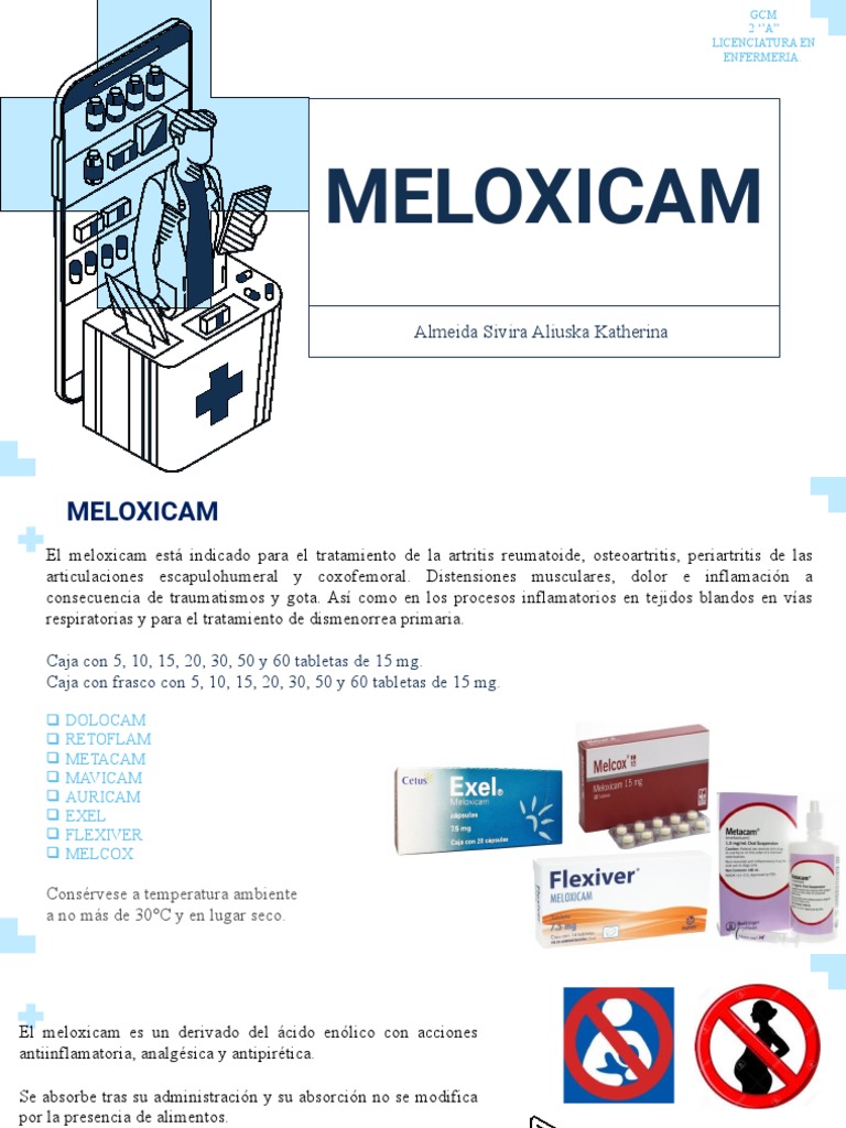 Uso y farmacología del meloxicam | PDF | Antiinflamatorio | Droga anti ...