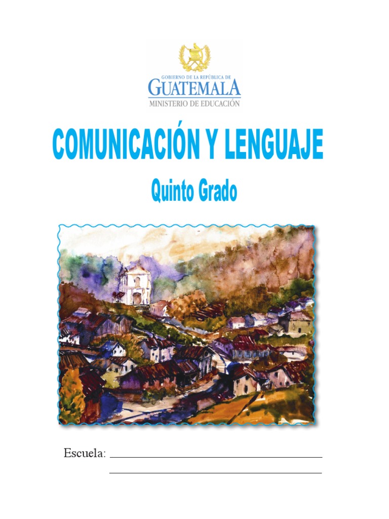 Comunicación YL 5to Grado | PDF | Comunicación humana | Lingüística