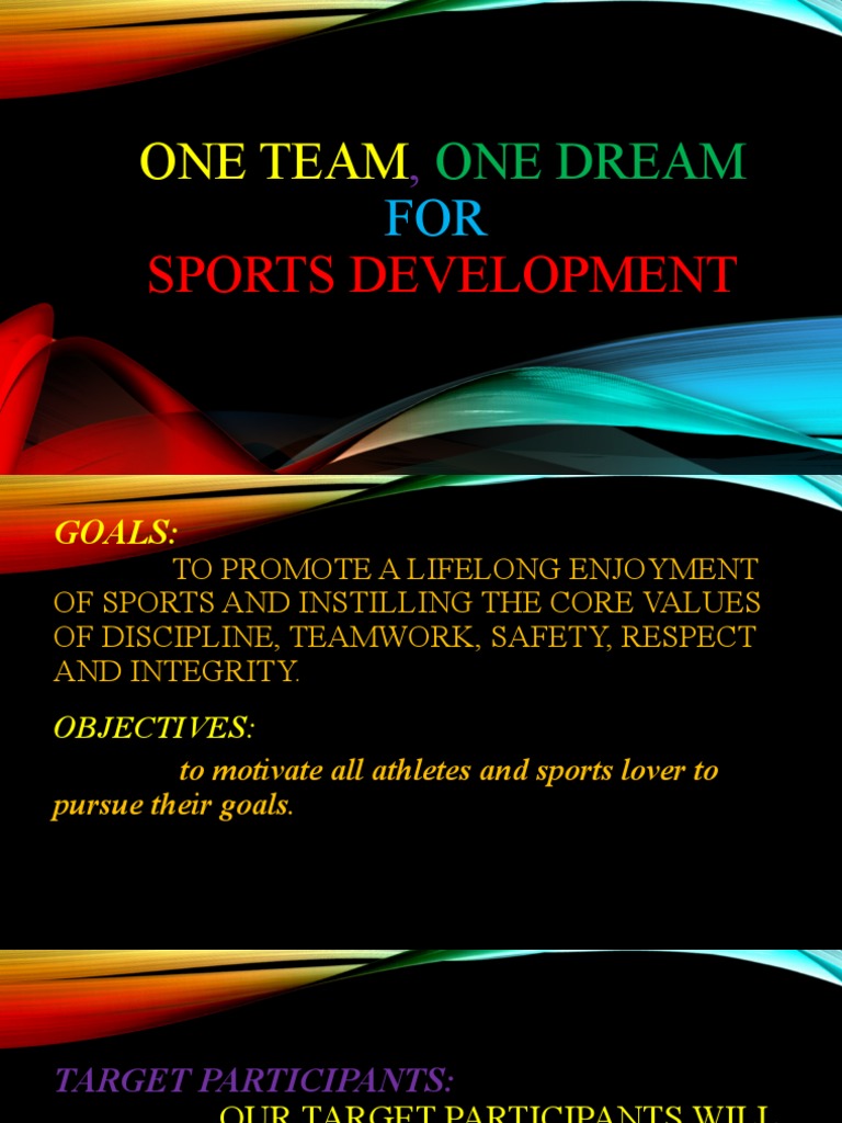 One Team, One Dream (Autosaved) (Autosaved) (Autosaved) | PDF