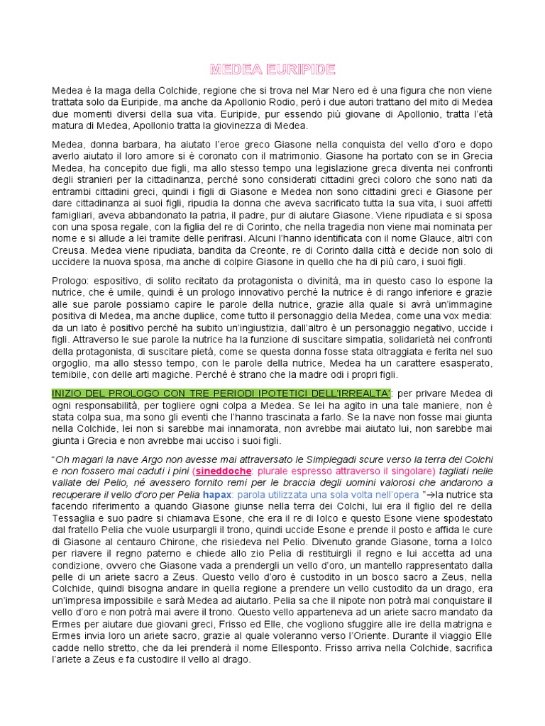 Euripide, Medea | PDF