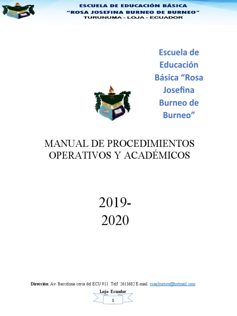 MANUAL DE PROCESOS Actualizado2020-2021 | PDF | Ecuador | Maestros