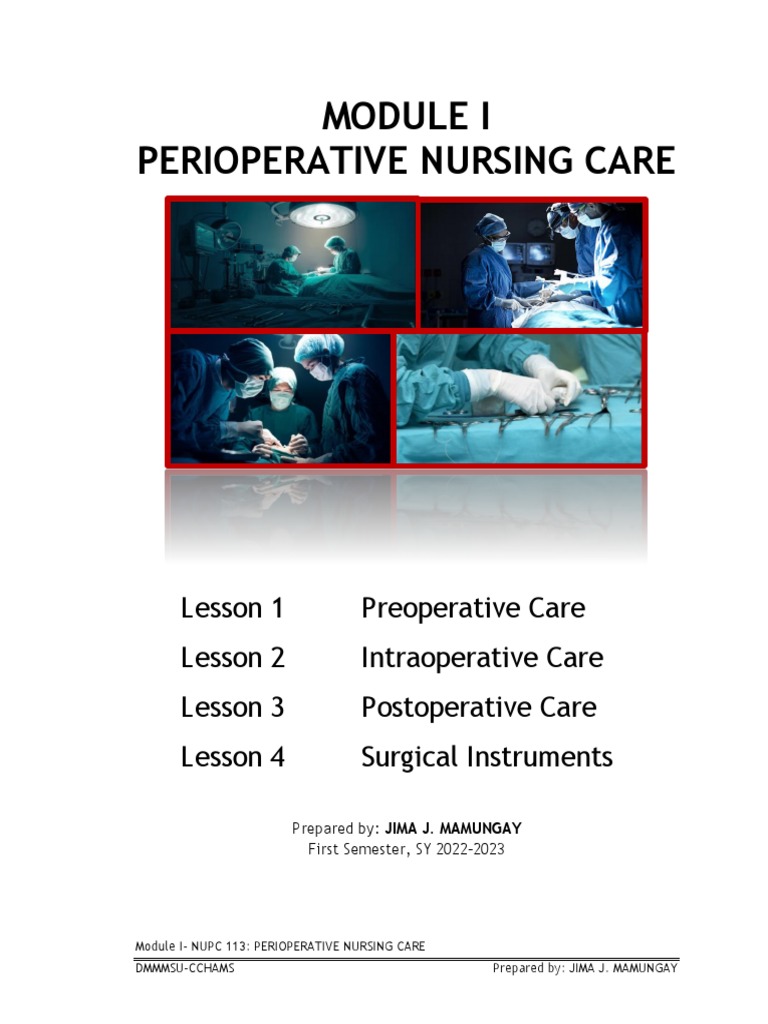 Nupc 113 Module I | PDF | Surgery | Informed Consent