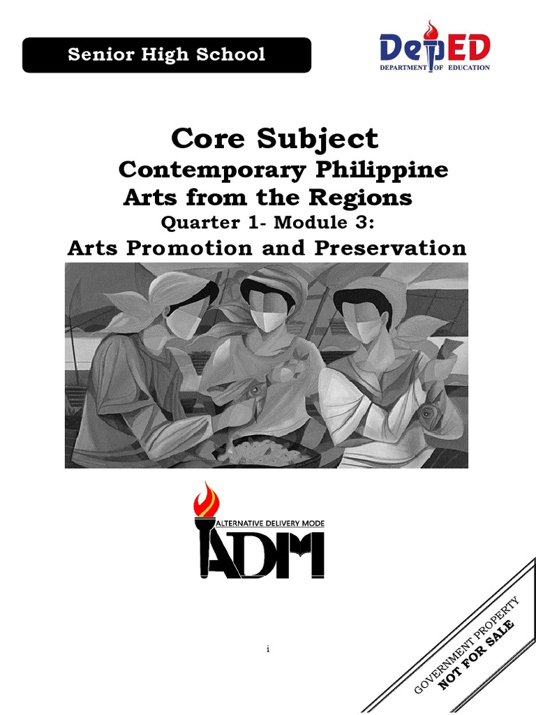 Grade 12 Quarter 1 Module 3 Senior High School Contemporary Philippine ...
