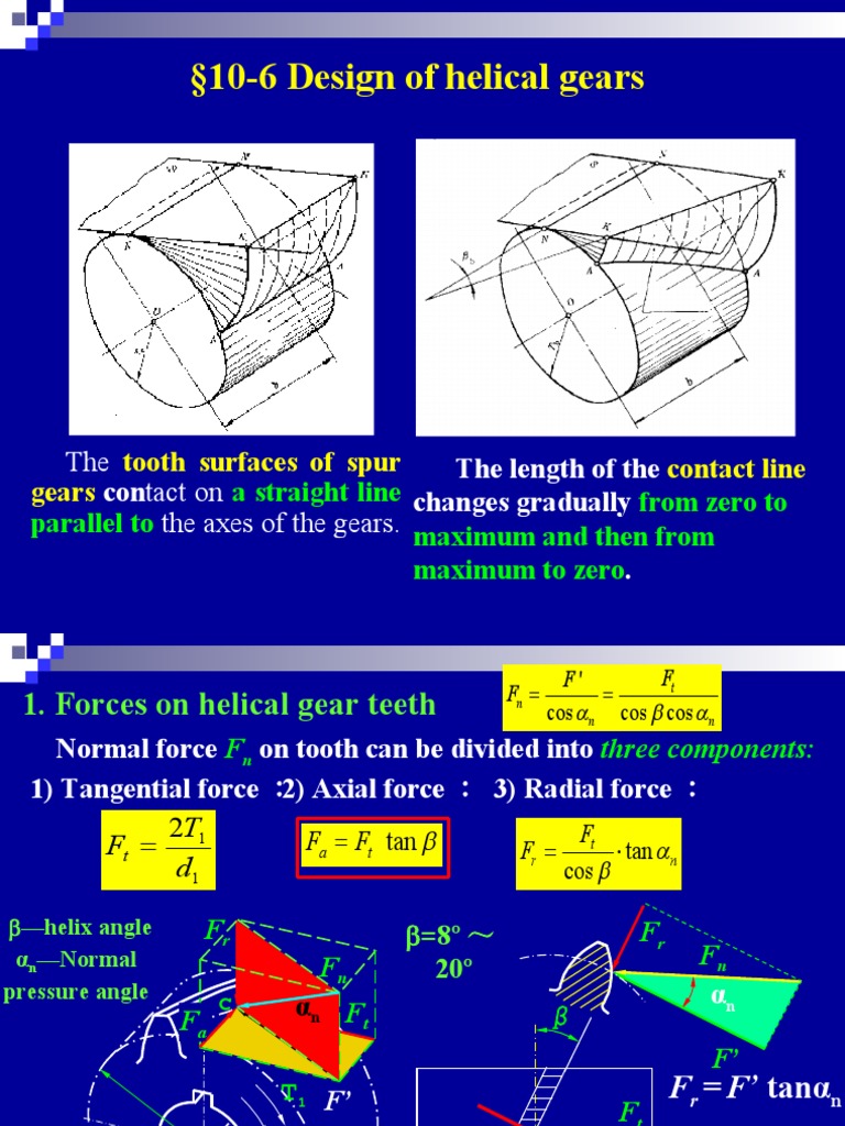 Ch7 Gear Second Half | PDF | Gear | Mechanical Engineering