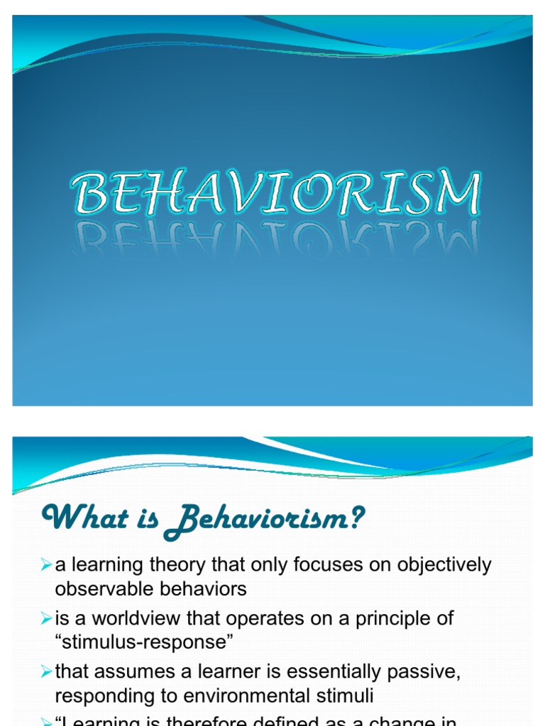 Behaviorism